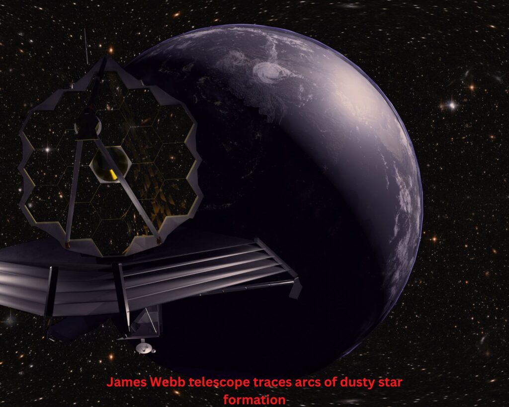 James Webb telescope traces arcs of dusty star formation